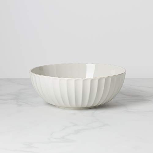 Lenox French Perle Scallop Serving Bowl, 3.60 LB, 0