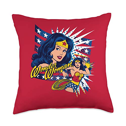 Wonder Woman Pop Art Wonder Throw Pillow, 18x18, Multicolor