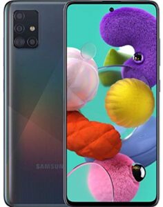 samsung galaxy a51 sm-a516u 5g fully unlocked - 128gb - prism crush black - (renewed)