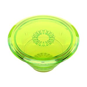 popsockets poptop (top only. base sold separately) swappable top for popgrip bases, popgrip slide, otter+pop & popwallet+ - neon glow blazing lime