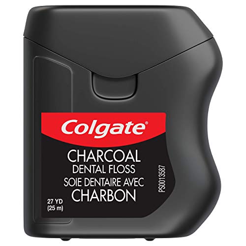 Colgate Charcoal Dental Floss, Mint - 2 Pack