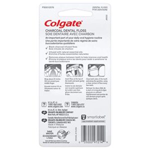 Colgate Charcoal Dental Floss, Mint - 2 Pack