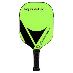 prokennex pro speed ii - pickleball paddle with toray t700 carbon fiber inlay - comfort pro grip - usapa approved (green)