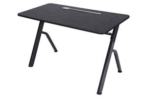 apexdesk 47" computer desk, modern simple style desk for home office, study student writing desk - black