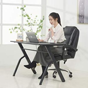 ApexDesk 47" Computer Desk, Modern Simple Style Desk for Home Office, Study Student Writing Desk - Black