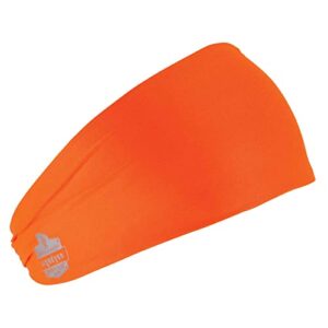 Ergodyne Chill Its 6634 Cooling Headband, Sports Headbands for Men and Women, Moisture Wicking , Orange