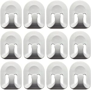 12 piece self adhesive hooks, bathroom, kitchen, storage