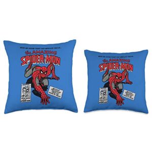 Marvel Amazing Spider-Man Retro Comic Throw Pillow, 16x16, Multicolor