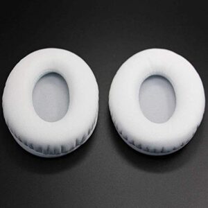 Studio1.0 Ear Pads Replacement Earpads Cushion Cover Ear Cups Repair Parts Compatible with Beats Studio 1.0 Studio (1st Gen) Wired Wireless Over-Ear Headphones (White)