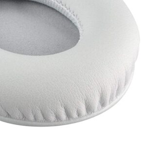 Studio1.0 Ear Pads Replacement Earpads Cushion Cover Ear Cups Repair Parts Compatible with Beats Studio 1.0 Studio (1st Gen) Wired Wireless Over-Ear Headphones (White)