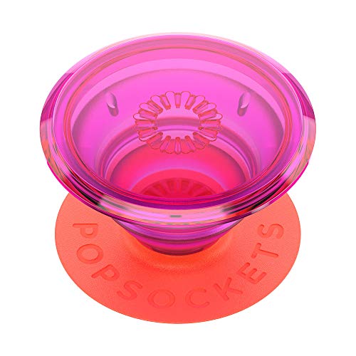 PopSockets PopTop (Top only. Base Sold Separately) Swappable Top for PopSockets Phone Grip Base - Neon Glow Electric Sunrise