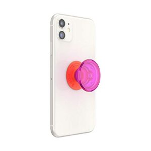 PopSockets PopTop (Top only. Base Sold Separately) Swappable Top for PopSockets Phone Grip Base - Neon Glow Electric Sunrise