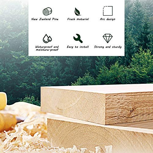 Kikerike Hamster Wooden Hideout House Natural Pet Rats Climbing Play Hut Hideaway Room for Dwarf Hamster, Mouse, Rat,Gerbil and Other Pet Small Animals