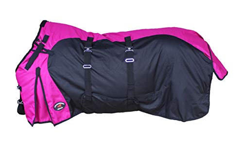 CHALLENGER 84" 1200D Horse Turnout Waterproof Heavy Weight Winter Blanket 5EE20PK