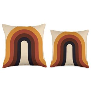 70's Retro Vintage Geomtric Shape No.2 Throw Pillow