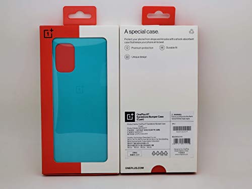 Electronics Mart OnePlus 8T Sandstone Bumper Case - Cyan