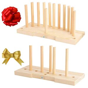 Newooh Bow Maker Wooden Wreath Bow Maker Tool， Durable Portable Bow Tie Machine for Kitchen and Home Making