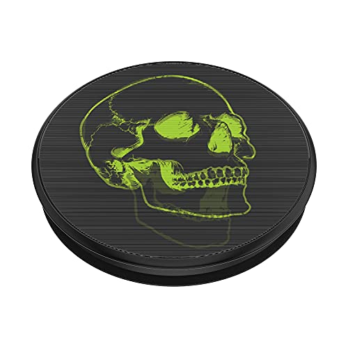 PopSockets PopTop (Top only. Base Sold Separately) Swappable Top for PopGrip Bases, PopGrip Slide, Otter+Pop & PopWallet+ - Lenticular Skull