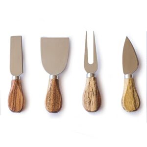 chefsofi cheese board replacement cheese knife set - 4 pieces