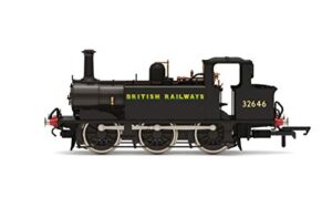 hornby r30006 terrier lswr (passenger livery) no. 735 steam locomotive, black