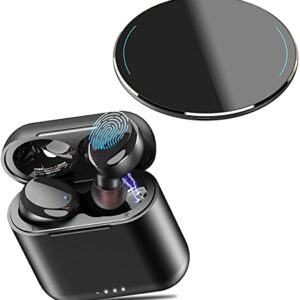 TOZO W1 Wireless Charger Black & T6 Wireless Earbuds Black