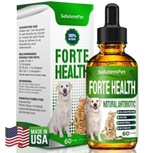 natural herbal supplement for dog and cat - cranberry, oregano, echinacea for dogs and cats too - organic dog supplement and cat supplement - drops for general strengthening - 1200 drops 2 oz