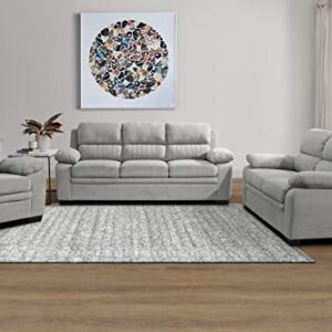 Lexicon Vega Living Room Sofa, Light Gray