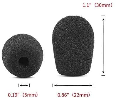 YunYiYi Replacement Earpads Ear Cushion Compatible with BlueParrott B550-XT b550xt Noise Canceling Bluetooth Headset Cover Repair Parts (B550XT Earpads + Microphone Foam)