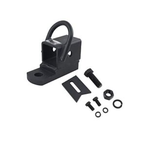 TOPTOW 63807 Bolt-on ATV/UTV Trailer Hitch Receiver Adapter for 2 inch Receivers, 5/8 inch Hitch Pin and Clip Included