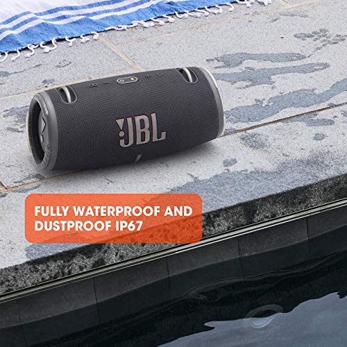 JBL Xtreme 3 - Portable Bluetooth Speaker, powerful sound and deep bass, IP67 waterproof, 15 hours of playtime, powerbank, PartyBoost for multi-speaker pairing (Blue)