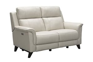 barcalounger kester power reclining loveseat w/power head rests, laurel cream