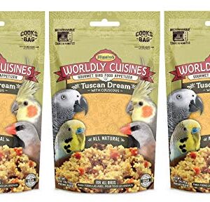 Higgins Worldly Cuisines Tuscan Dream Bird Treat, 2 Ounces (3 Pack)