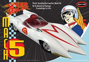 polar lights speed racer mach v 1:25 scale model kit