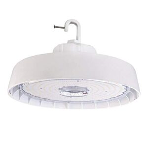 metalux 14 in. round 600-watt equivalent integrated led white high bay light (hbrld2440r)