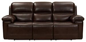 barcalounger sedrick power reclining sofa with power head rests, el paso walnut