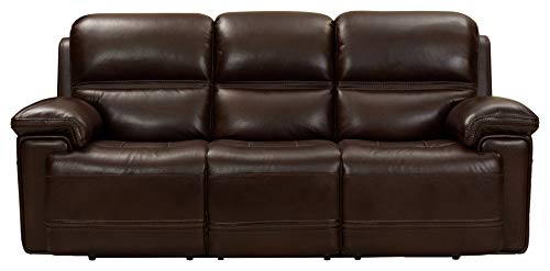 Barcalounger Sedrick Power Reclining Sofa With Power Head Rests, El Paso Walnut