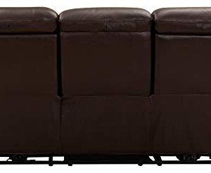 Barcalounger Sedrick Power Reclining Sofa With Power Head Rests, El Paso Walnut