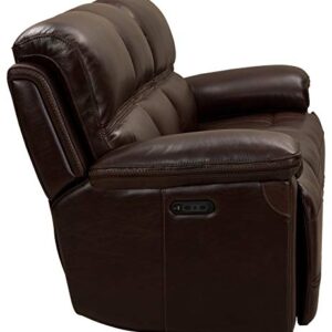 Barcalounger Sedrick Power Reclining Sofa With Power Head Rests, El Paso Walnut