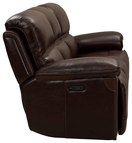 Barcalounger Sedrick Power Reclining Sofa With Power Head Rests, El Paso Walnut