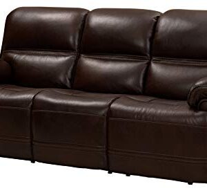 Barcalounger Sedrick Power Reclining Sofa With Power Head Rests, El Paso Walnut