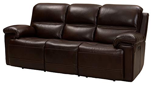 Barcalounger Sedrick Power Reclining Sofa With Power Head Rests, El Paso Walnut