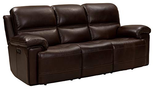 Barcalounger Sedrick Power Reclining Sofa With Power Head Rests, El Paso Walnut