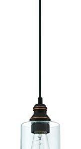 WISBEAM Pendant Lighting Fixture, Hanging Ceiling Lights with E26 Medium Base Max. 60 Watts, ETL Rated, Bulbs not Included, 3-Pack