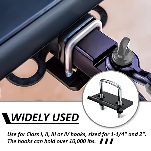 Cenipar Hitch Tightener Anti-Rattle Stabilizer for 1.25" and 2" Hitches Used in Heavy Duty Steel Trailer,Hitch Tightener Clamp Eliminating Rocking Instability(1 Pack)