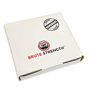 Brute Strength - Multifunctional Leather S-Hooks - Cognac - 6 Pieces - S Shaped Hooks - Coat Hook - Leather Hooks - Leather s Hooks - Black s Hooks - Kitchen Hooks