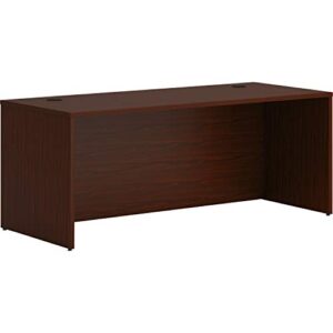 hon shell mod desk, 72 x 30 x 29, mahogany