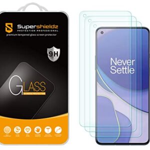 Supershieldz (3 Pack) Designed for OnePlus 9 / OnePlus 9 5G Tempered Glass Screen Protector, Anti Scratch, Bubble Free