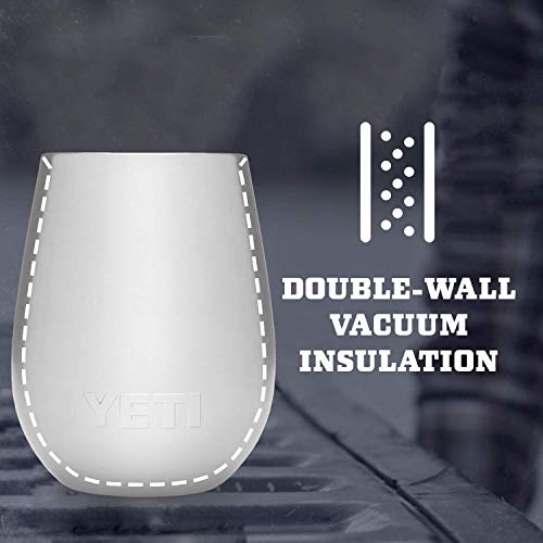 YETI Rambler 10 oz Wine Tumbler, Vacuum Insulated, Stainless Steel with MagSlider Lid, Seafoam