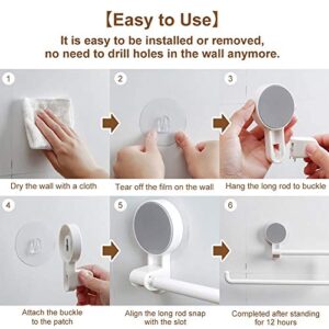 COOMAMUU Paper Towel Holder Wall Mount,Multipurpose Self Adhesive Paper Towel Rack,Paper Towel Holder for Kitchen Bathroom Fits 12inch Roll Paper