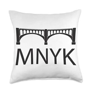 philadelphia pride bridge throw pillows philadelphia pennsylvania manayunk bridge throw pillow, 18x18, multicolor